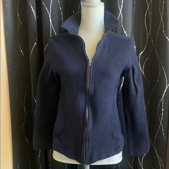 Title nine | Jackets & Coats | Title Nine Blue Utility Jacket With ...